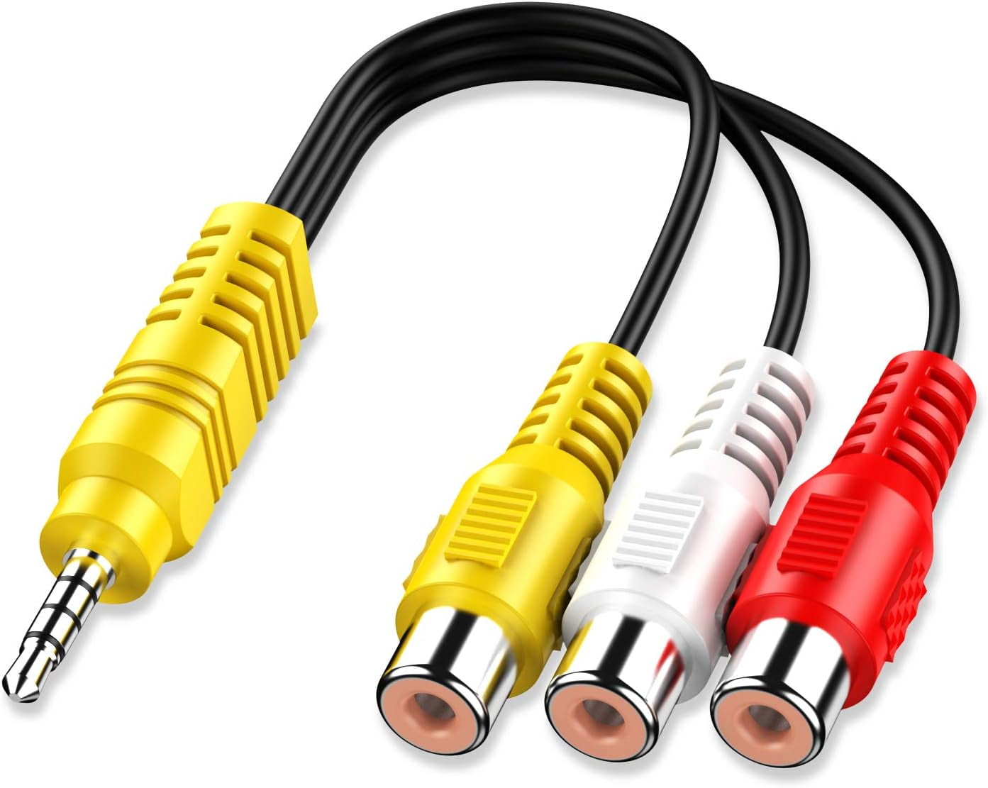 Replacement for TCL TV Video AV Component Adapter Cable,3.5mm to 3 RCA ...