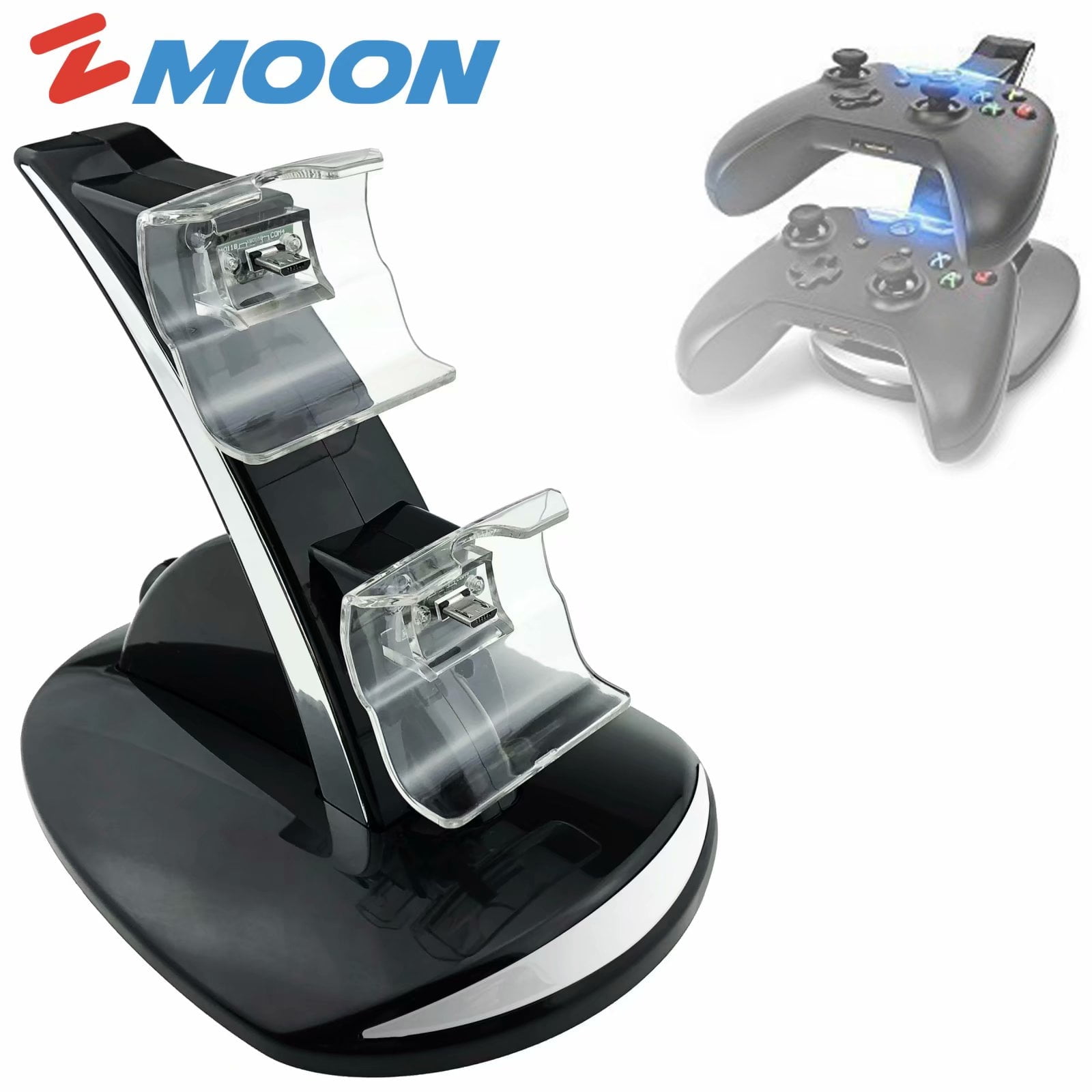 Replacement for Xbox One Controller Charger, Dual USB Charging Station ...