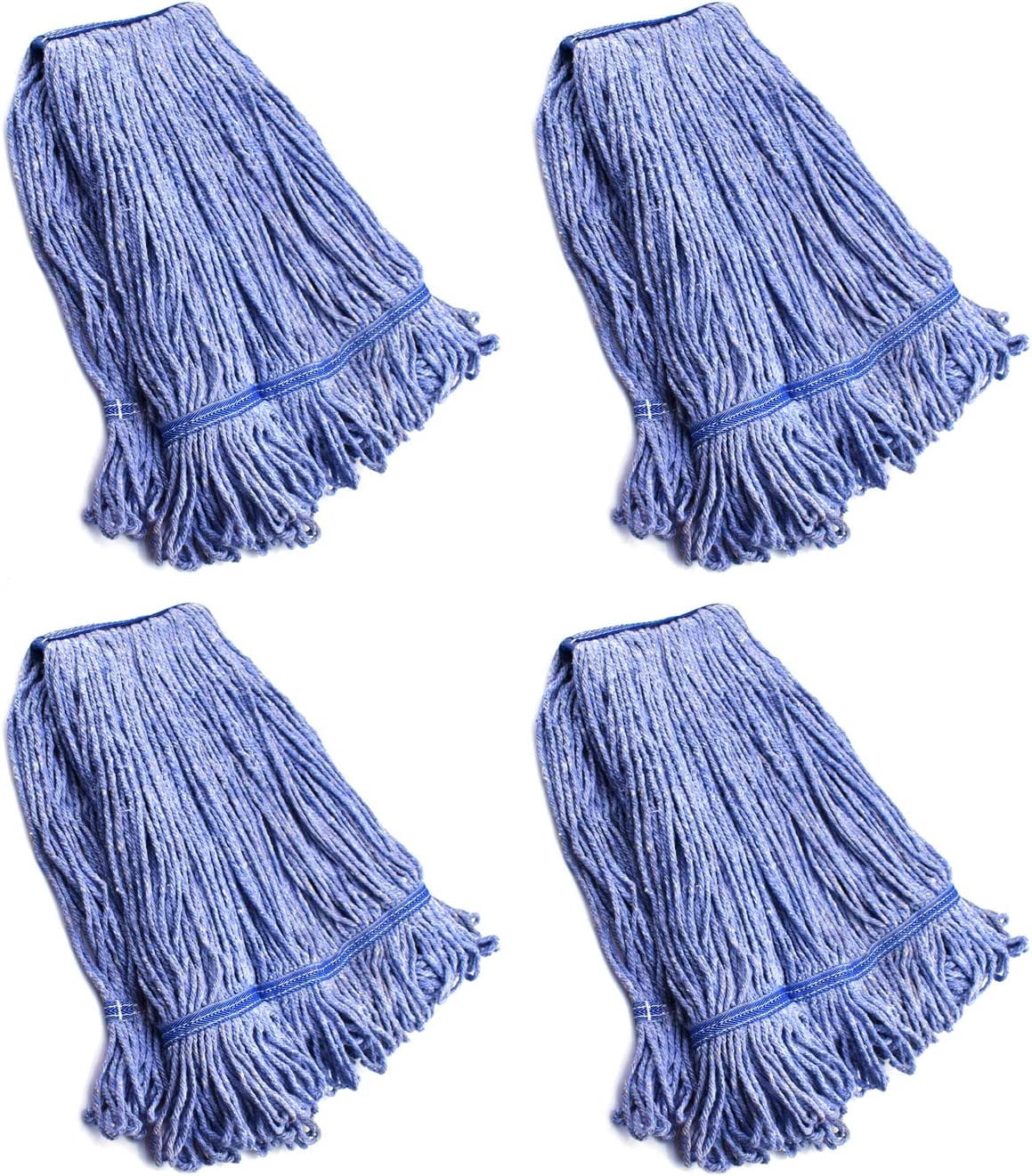 Replacement heavy-duty commercial grade blue cotton ring-ended wet ...
