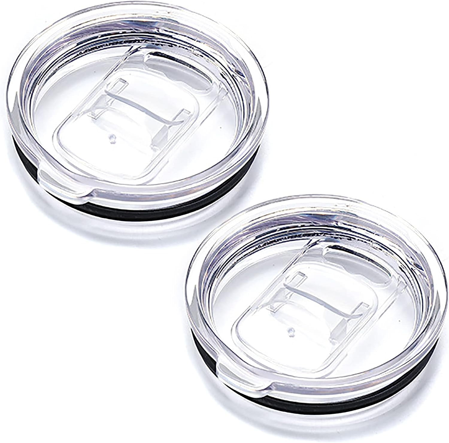 Replacement lids for 2 spill-proof stainless steel travel mugs，Open ...