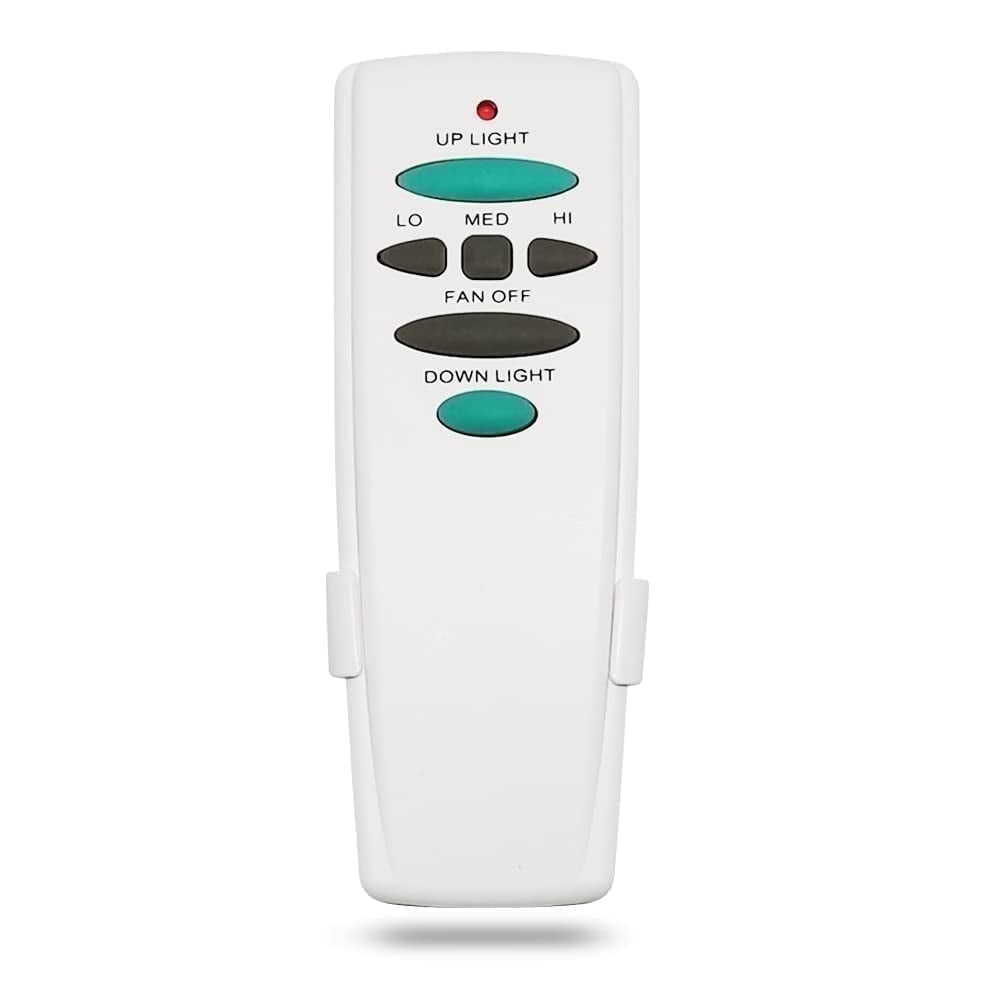 COREBAY 3-Speed Universal Wall Mount Ceiling Fan & Light Remote Control ...
