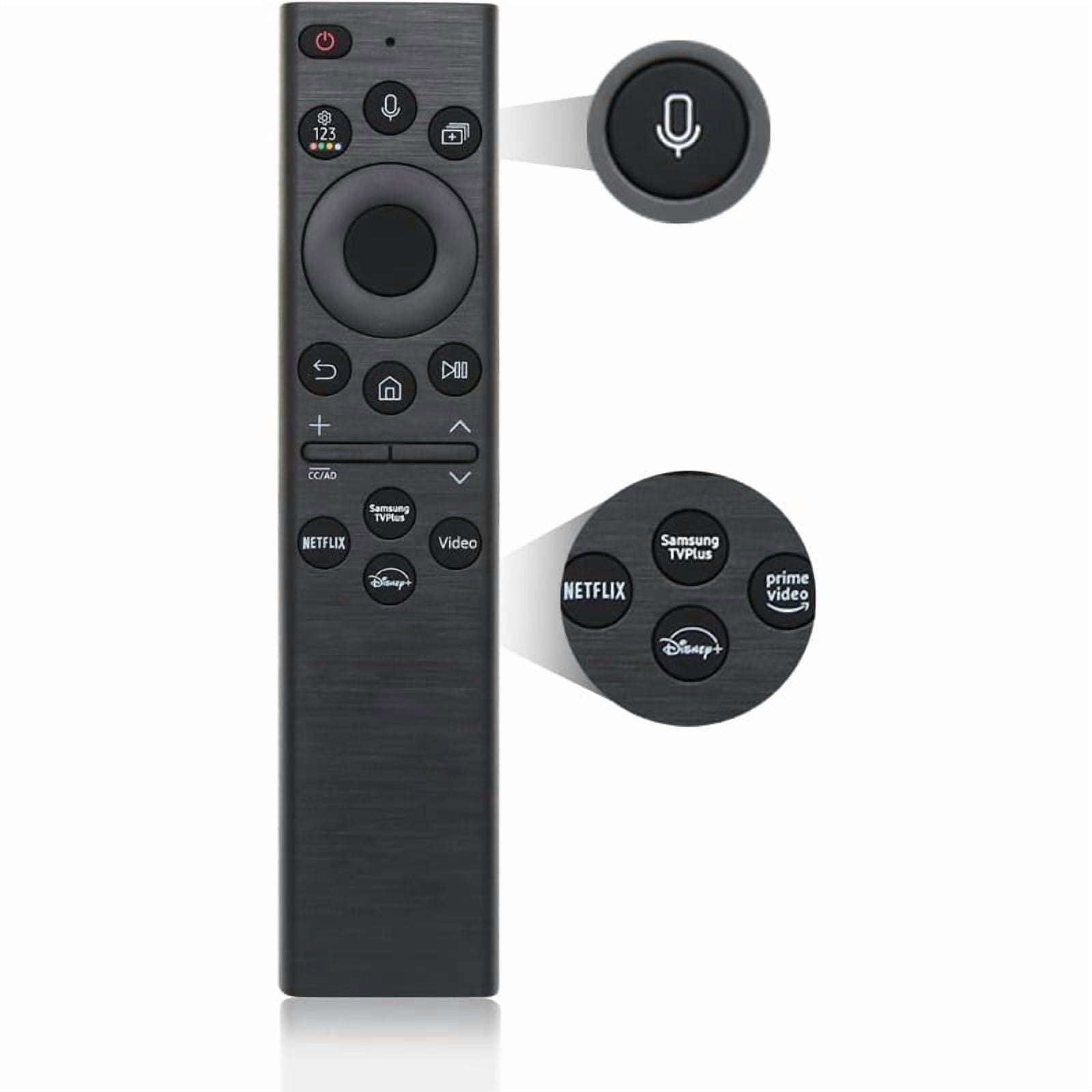Replacement remote for Samsung TVs, compatible with all 2018-2025 Samsung Smart TV remotes with ...
