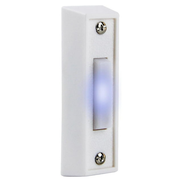Replacement white LED Light Wired Doorbell Ringer Push Buttons for home ...