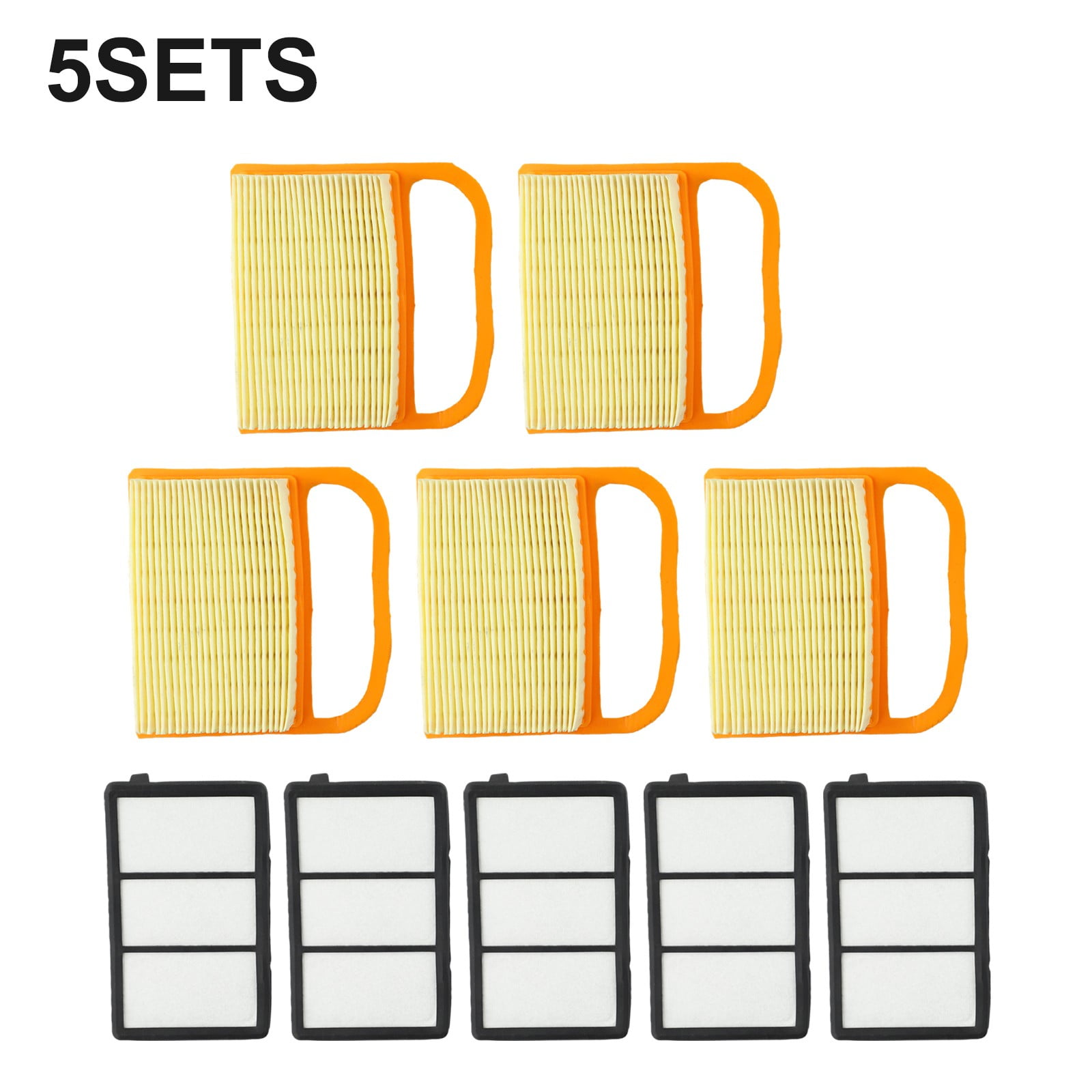 Replaces Air Filter Set None Rotary Part TS410 5 Set AIR FILTER SETS ...
