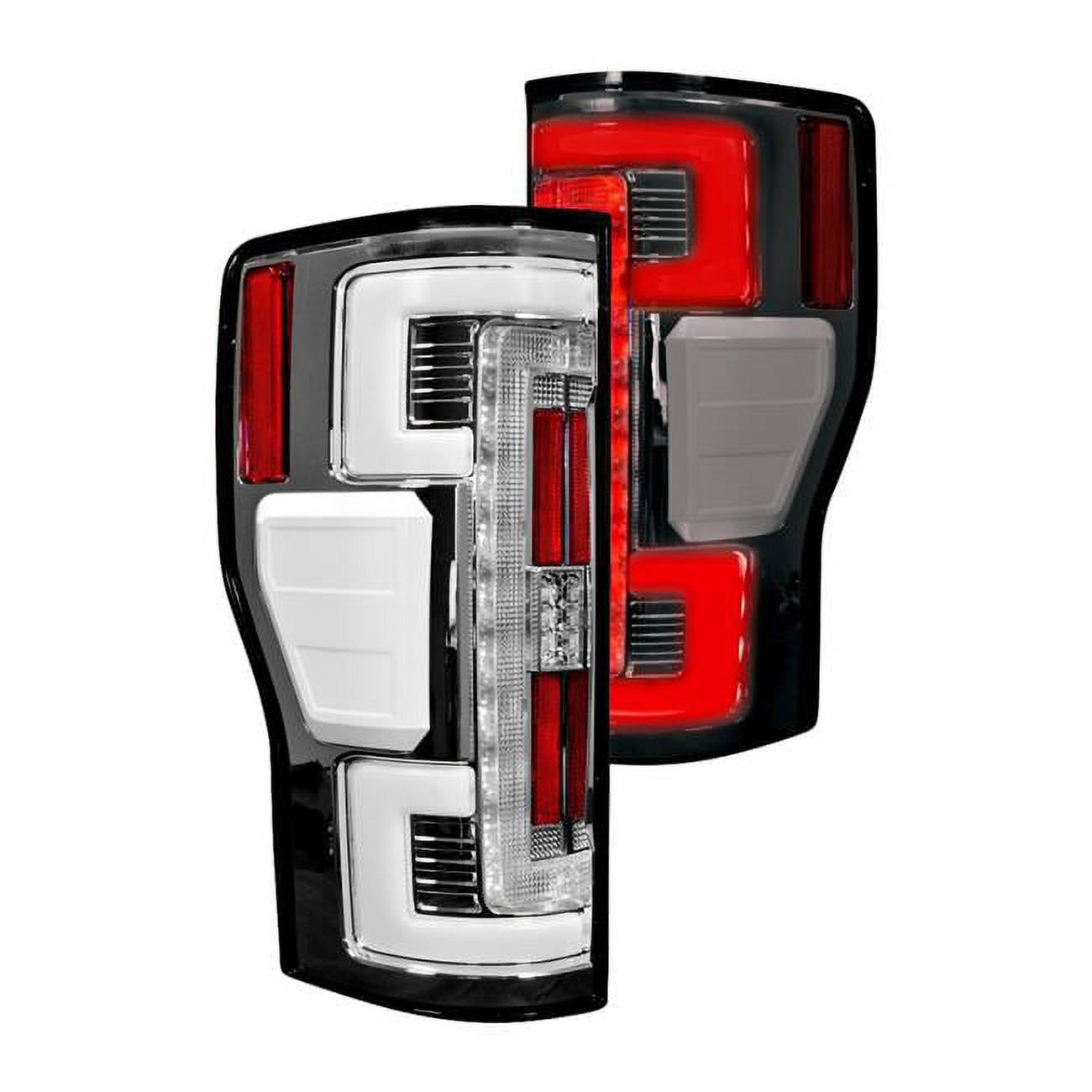 Replaces OEM Halogen Style Tail Lights for 2017-C F250, F350, F450 ...