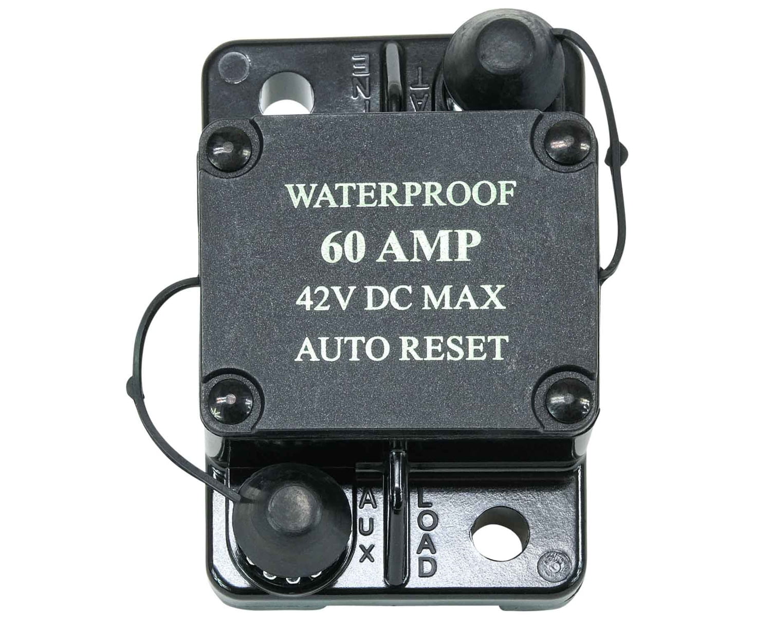 Replaces Part #CB60 Waterproof 60 Amp Circuit Breaker with Auto Reset ...
