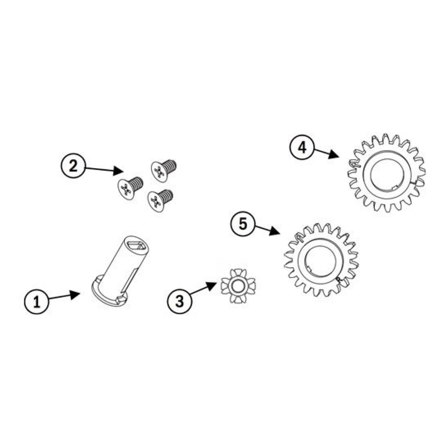 Replacment Gear Kit Keyed Lock/Exterior 1993 to Present - Walmart.com