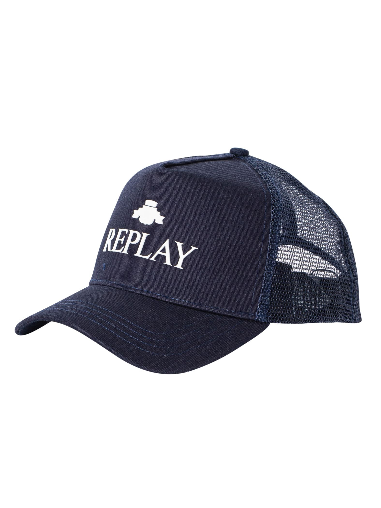 Replay Logo Mesh Cap, Blue - Walmart.com