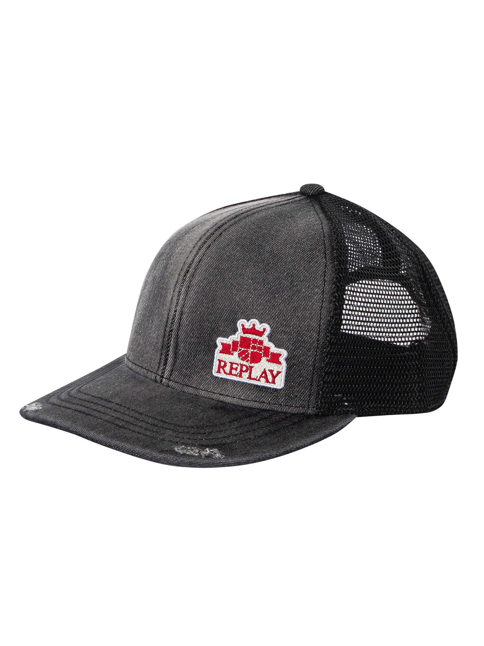 Replay Logo Mesh Cap, Grey - Walmart.com