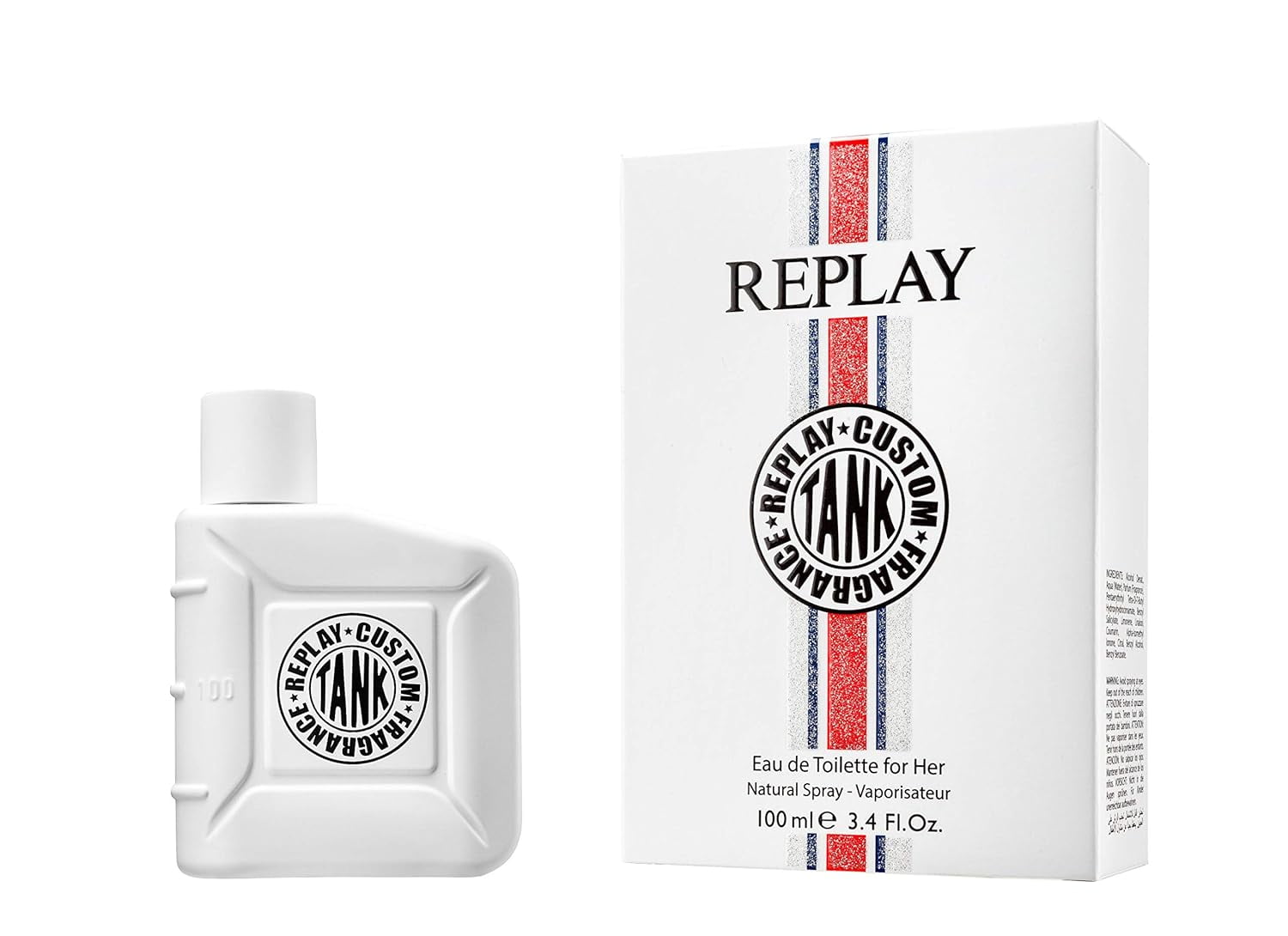 Replay Tank Custom Eau De Toilette Spray 100ml/3.4oz - Walmart.com