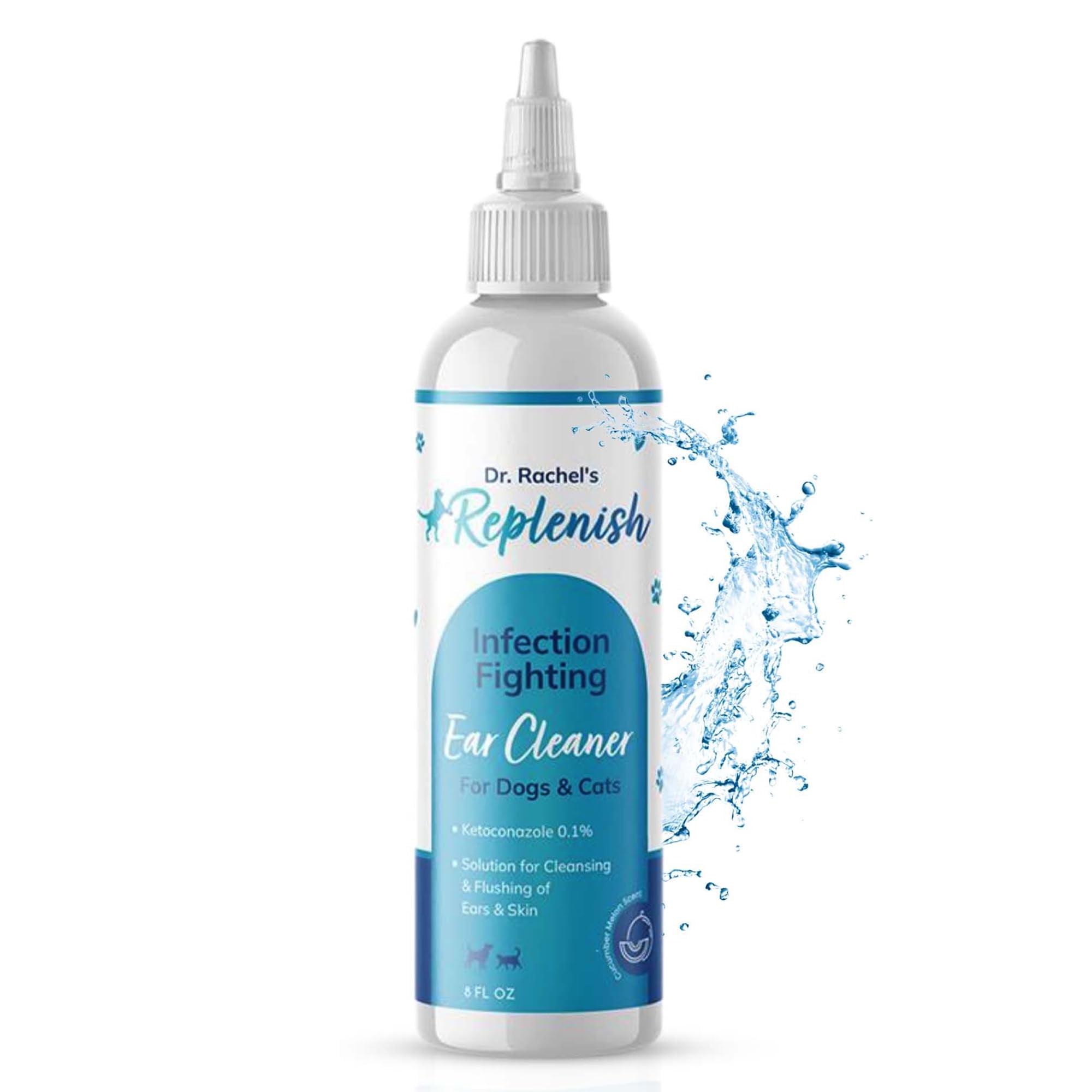 Replenish Dog Anti Itch Ear Cleaner Flush for Dogs and Cats – Advanced ...