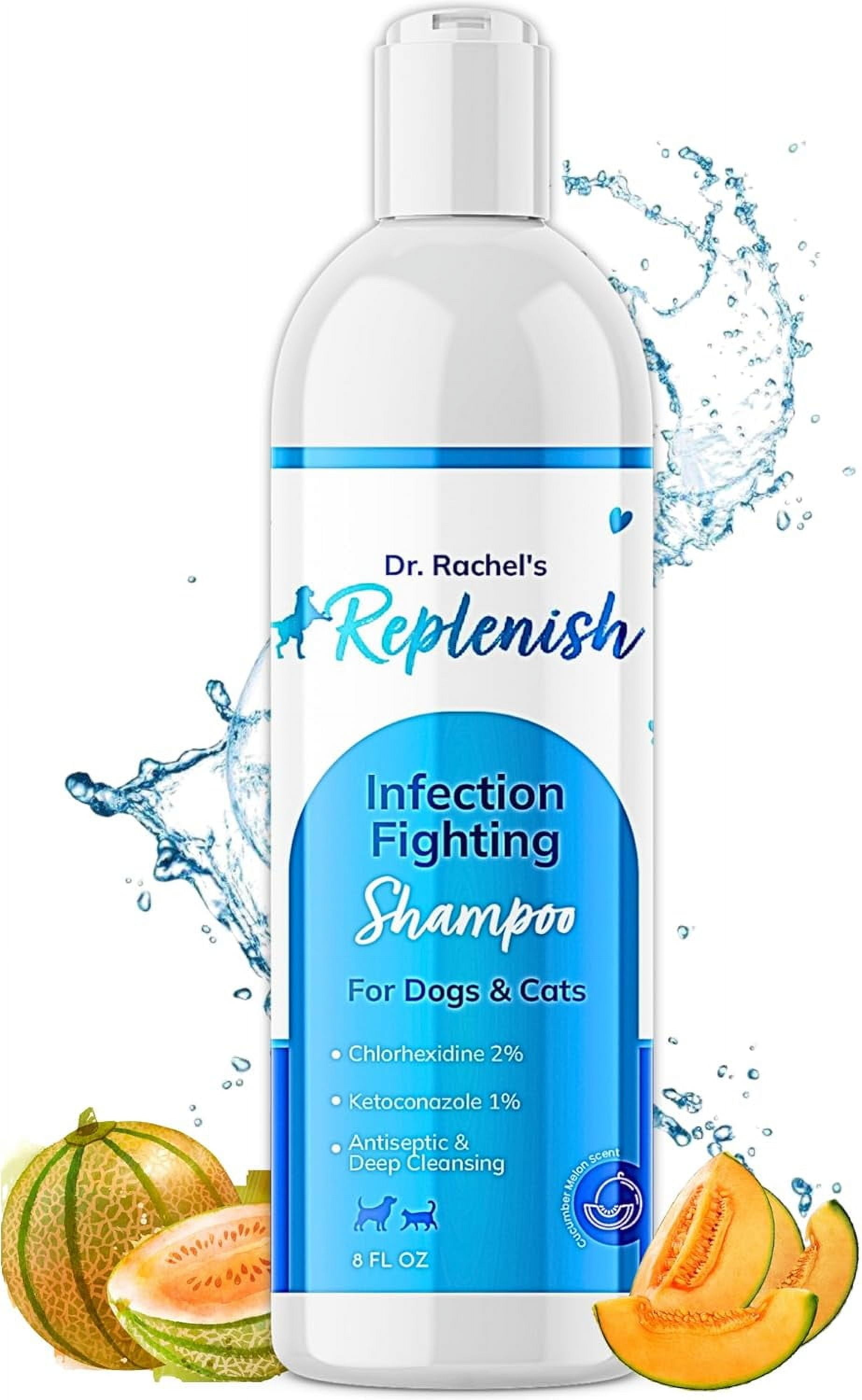 Replenish Skin Soothing Shampoo for Pets - Dr. Rachel's Ketoconazole ...
