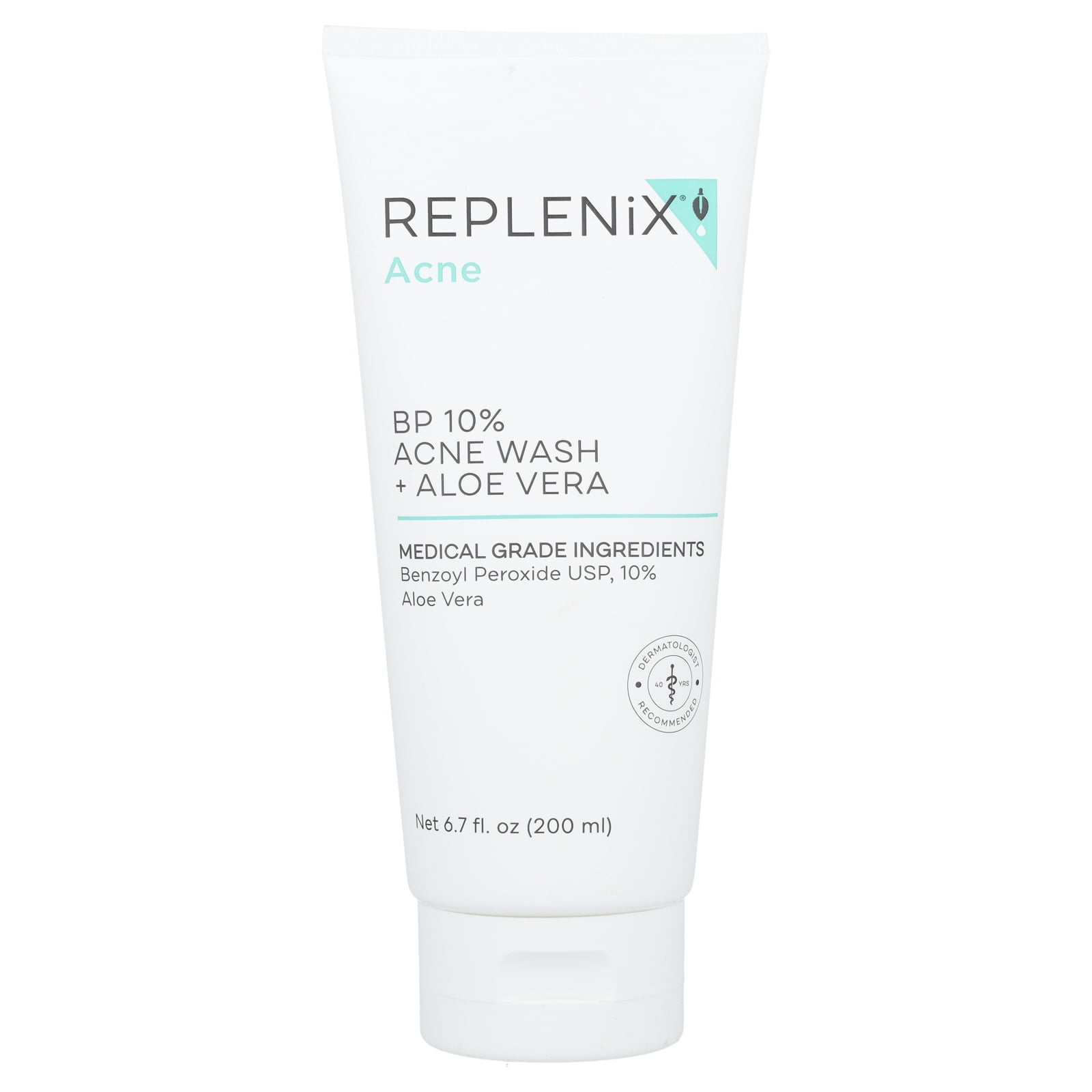 Replenix BP 10% Acne Wash + Aloe Vera, 6.7 oz - Walmart.com