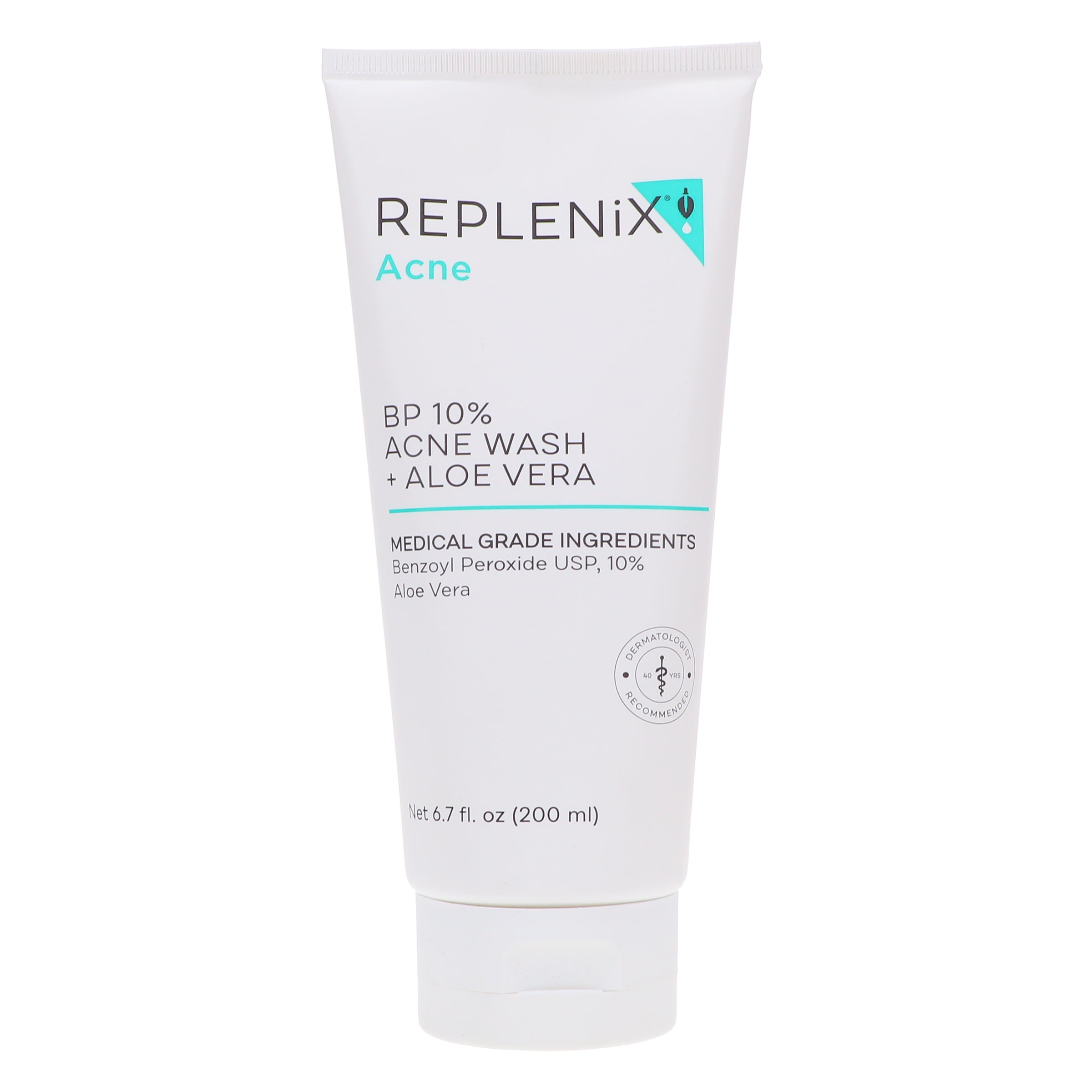 Replenix BP 10% Acne Face Wash, Benzoyl Peroxide Hydration, Aloe Vera ...