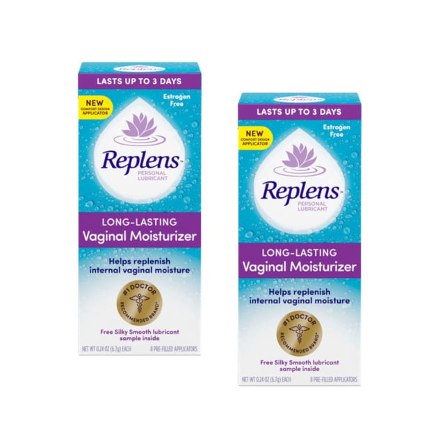 Replens Long-Lasting Vaginal Restores Vaginal Moisture Moisturizer ...