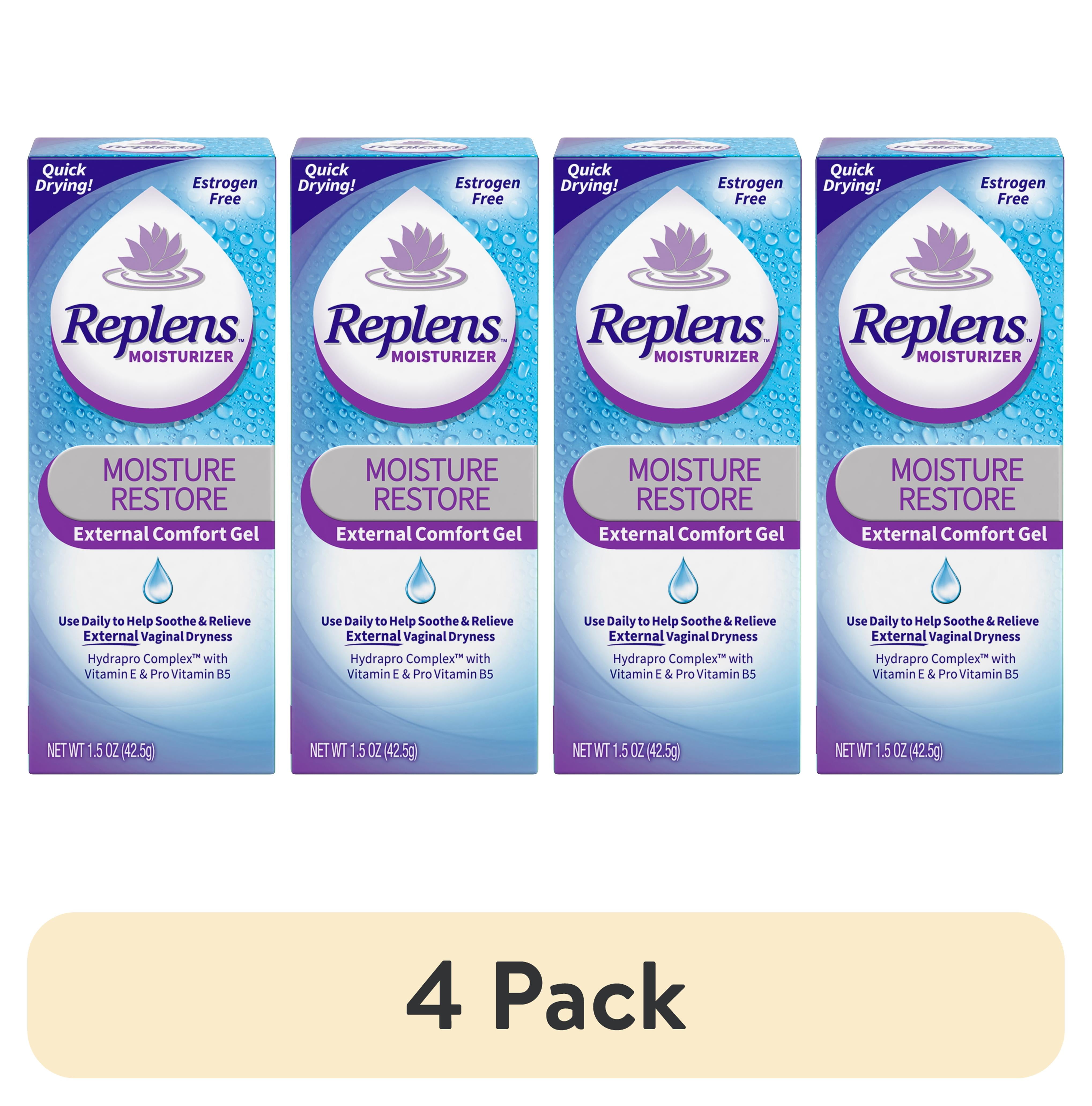 (4 pack) Replens Moistture Restore External Comfort Gel 1.5oz Each ...