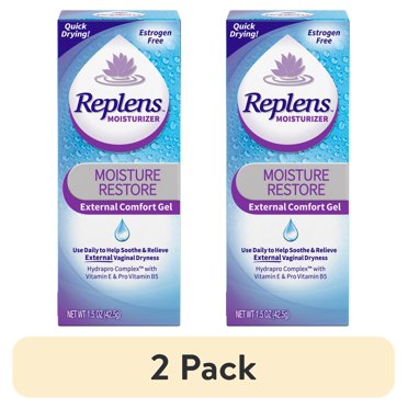Replens Long-Lasting Vaginal Moisturizer, Comfort Intimate Hygiene Care ...