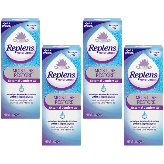 Replens Moisture Restore External Comfort Gel, Vaginal Dryness ...