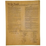 Walmart's US Constitution Replica on Antiqued Parchment Paper ...