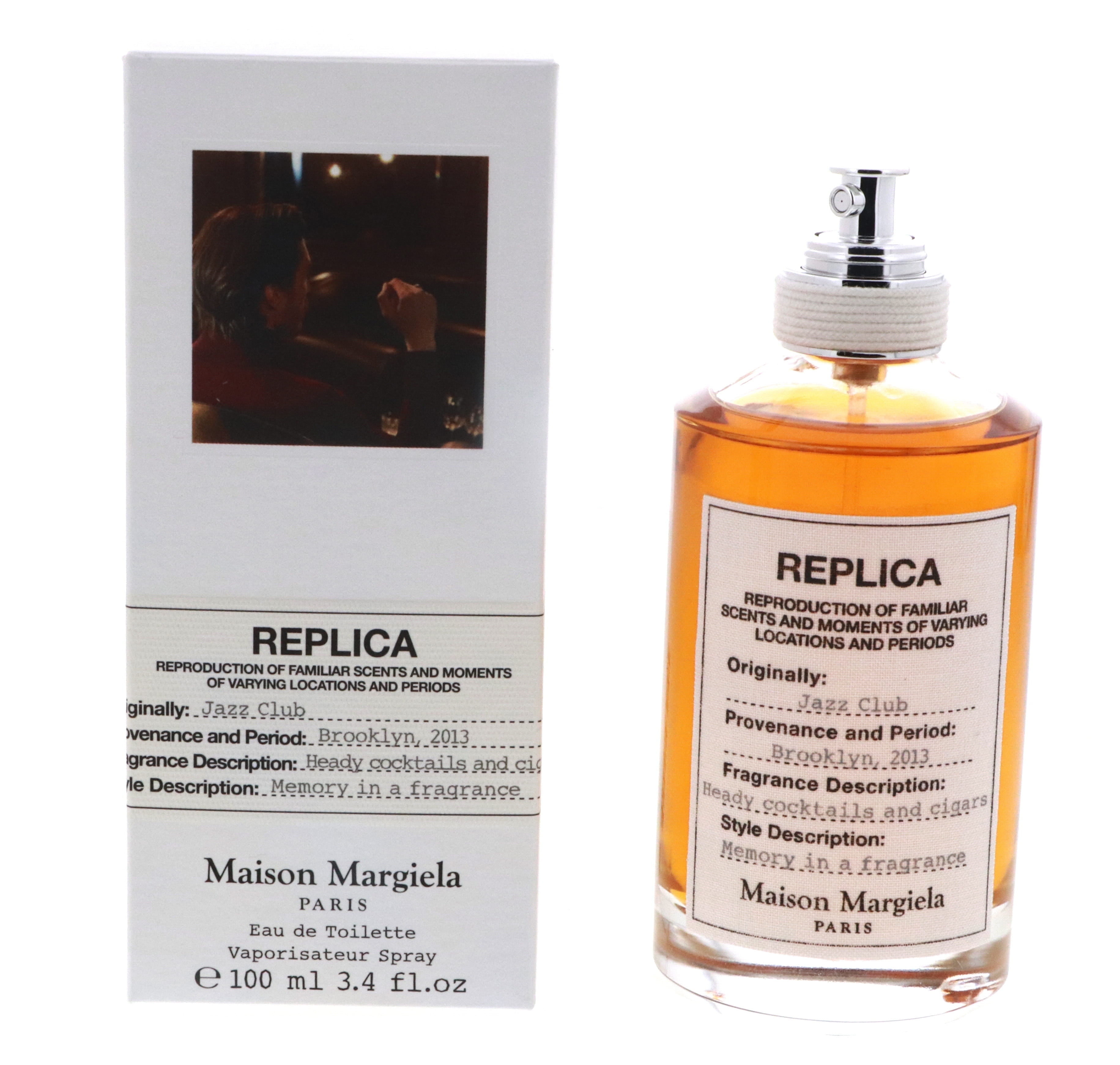 Maison Margiela Replica Jazz Club Men's Eau De Toilette Spray, 3.4 oz ...