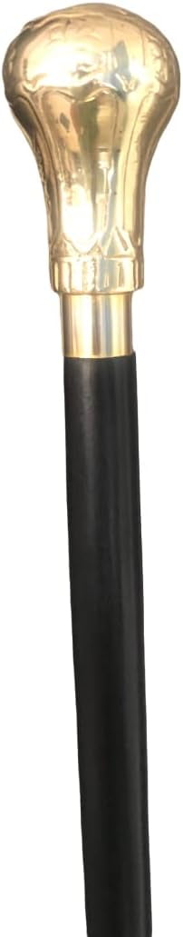 Replica Masterson Brass Knob Handle Walking Cane - Walmart.com
