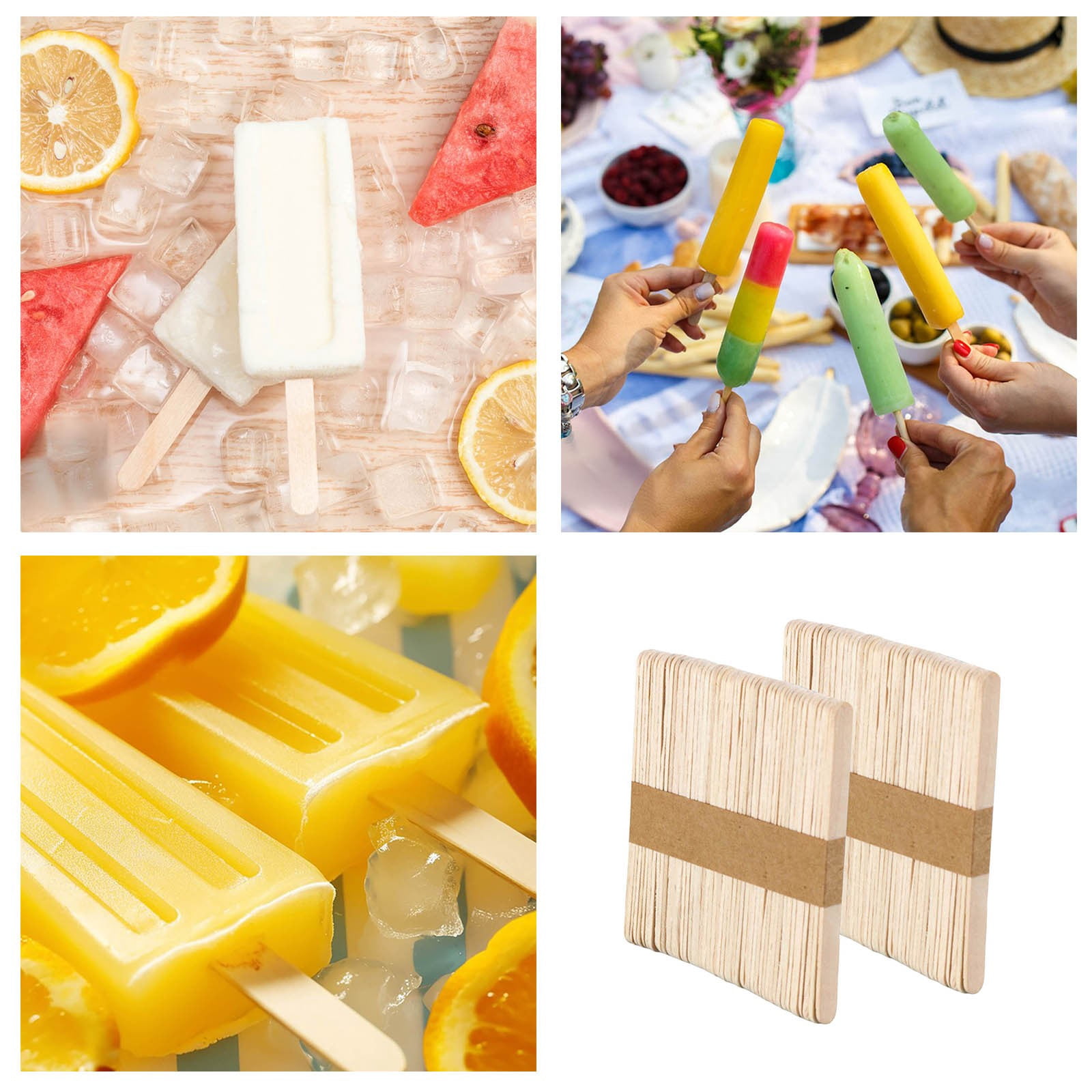 Replio 100 Pieces Of Natural Wood Chopstick From 114×10×2mm Craft Is ...
