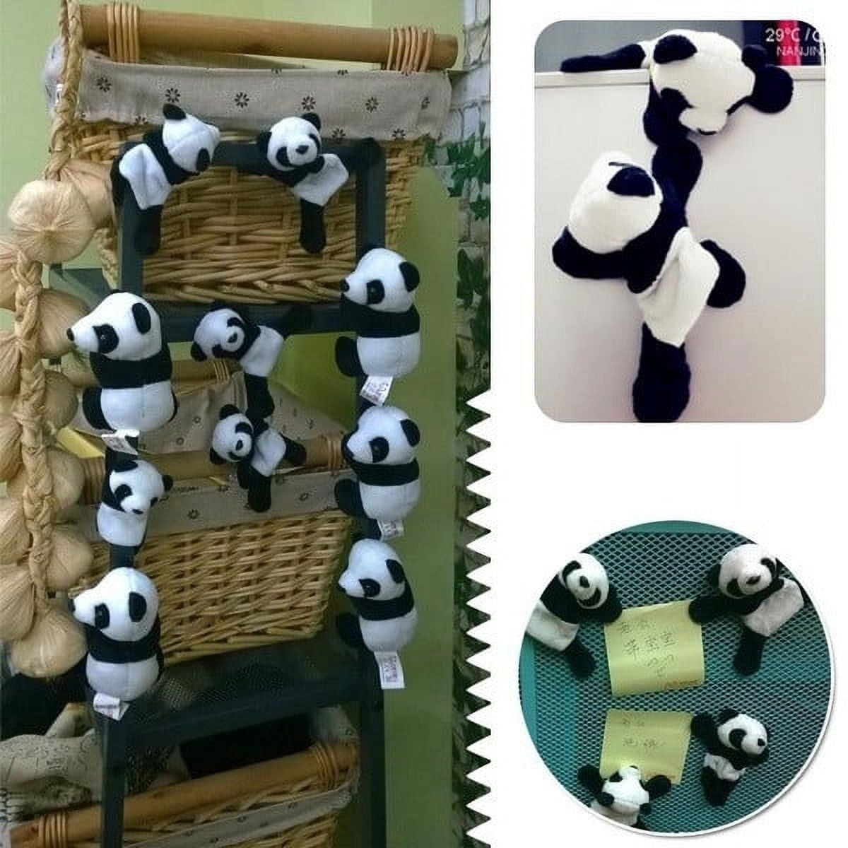 Replio 1Pc Cute Soft Plush Panda Fridge Refrigerator Sticker Gift Souvenir Decor Gifts - Walmart.com