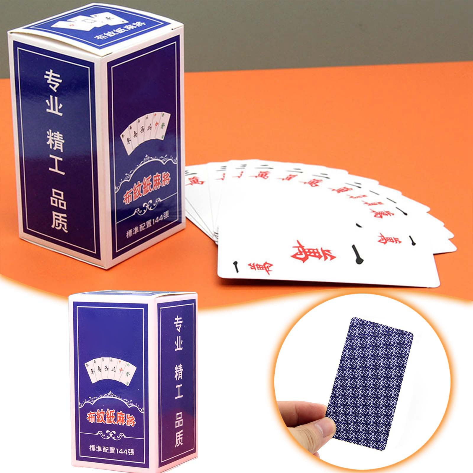 Replio Card Mahjong Playing Card Portable Travel Paper Mahjong Trend ...