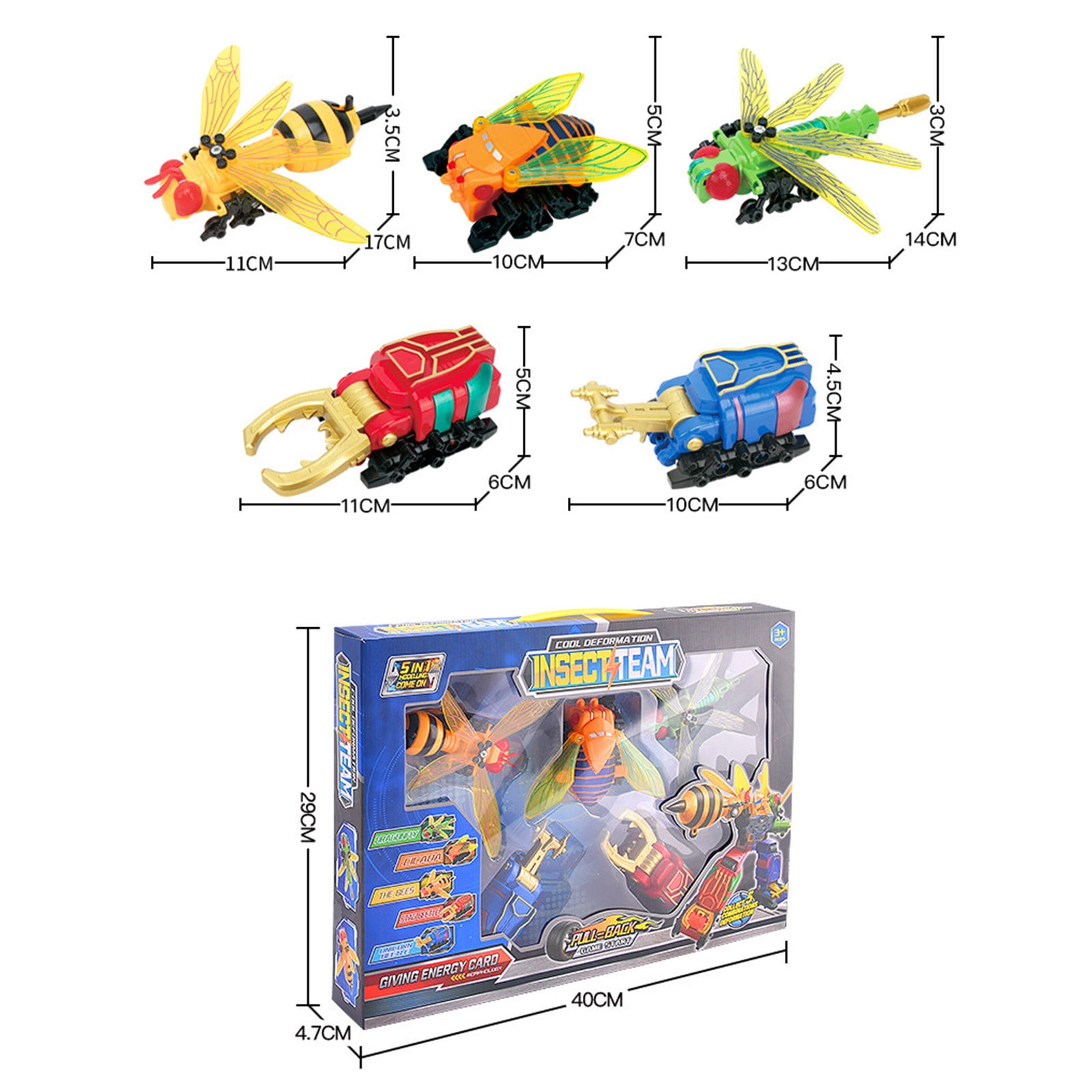 Replio Deformation Body Robot Toy（Random Robot Child Toy） Model Random ...