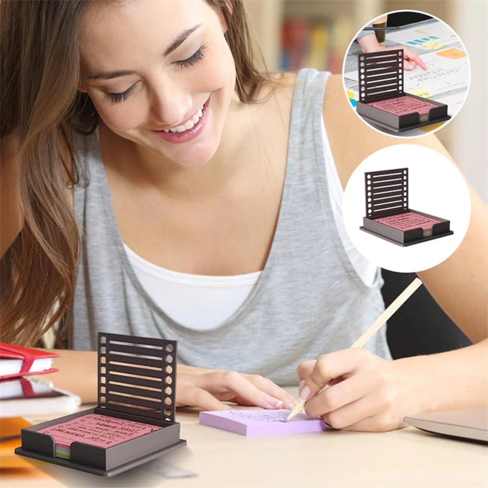 Replio Desk Holder Holder With Template Memo Organizer For 3x3 Self ...