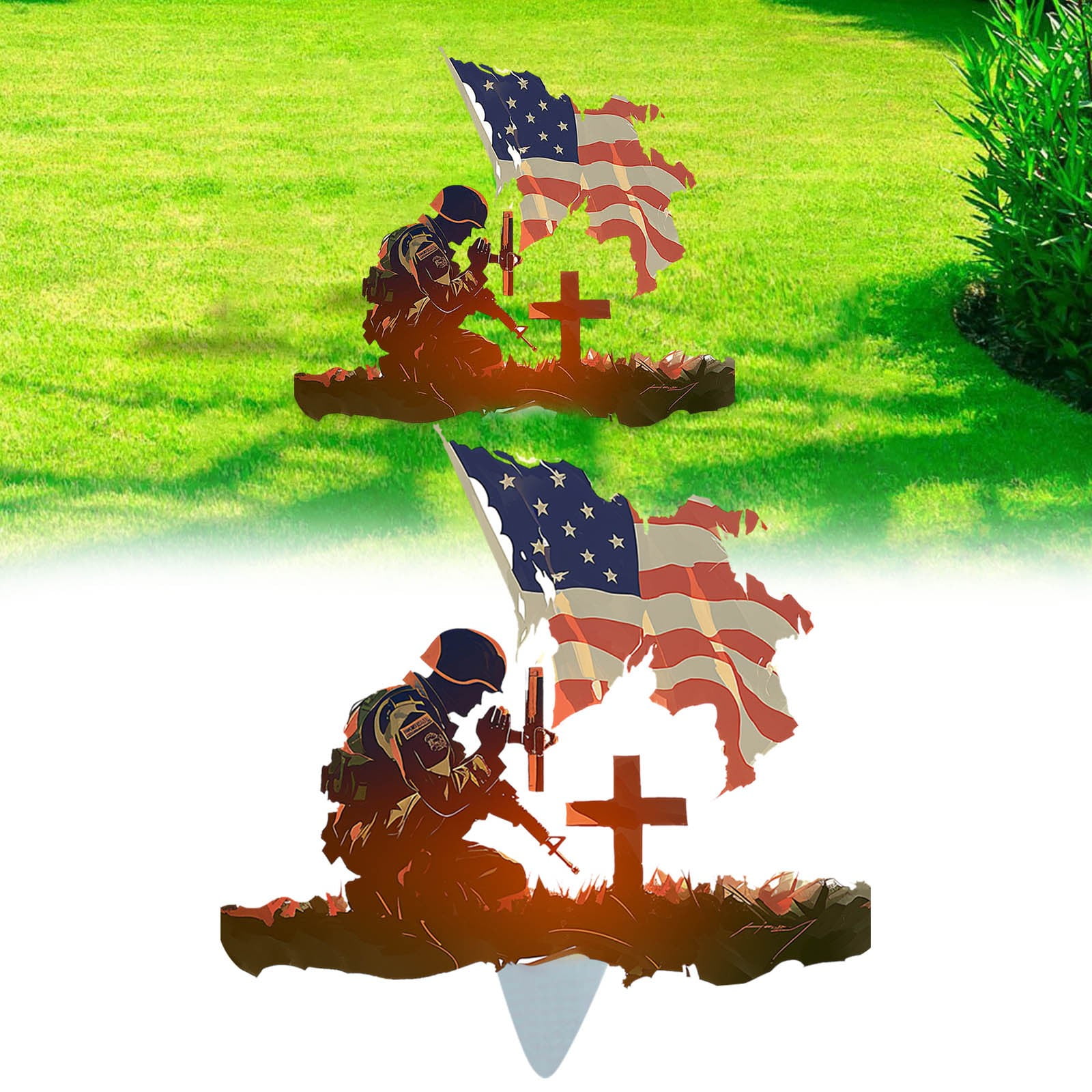 Replio Independence Day Veterans Memorial Plaque: Distinguished Service ...