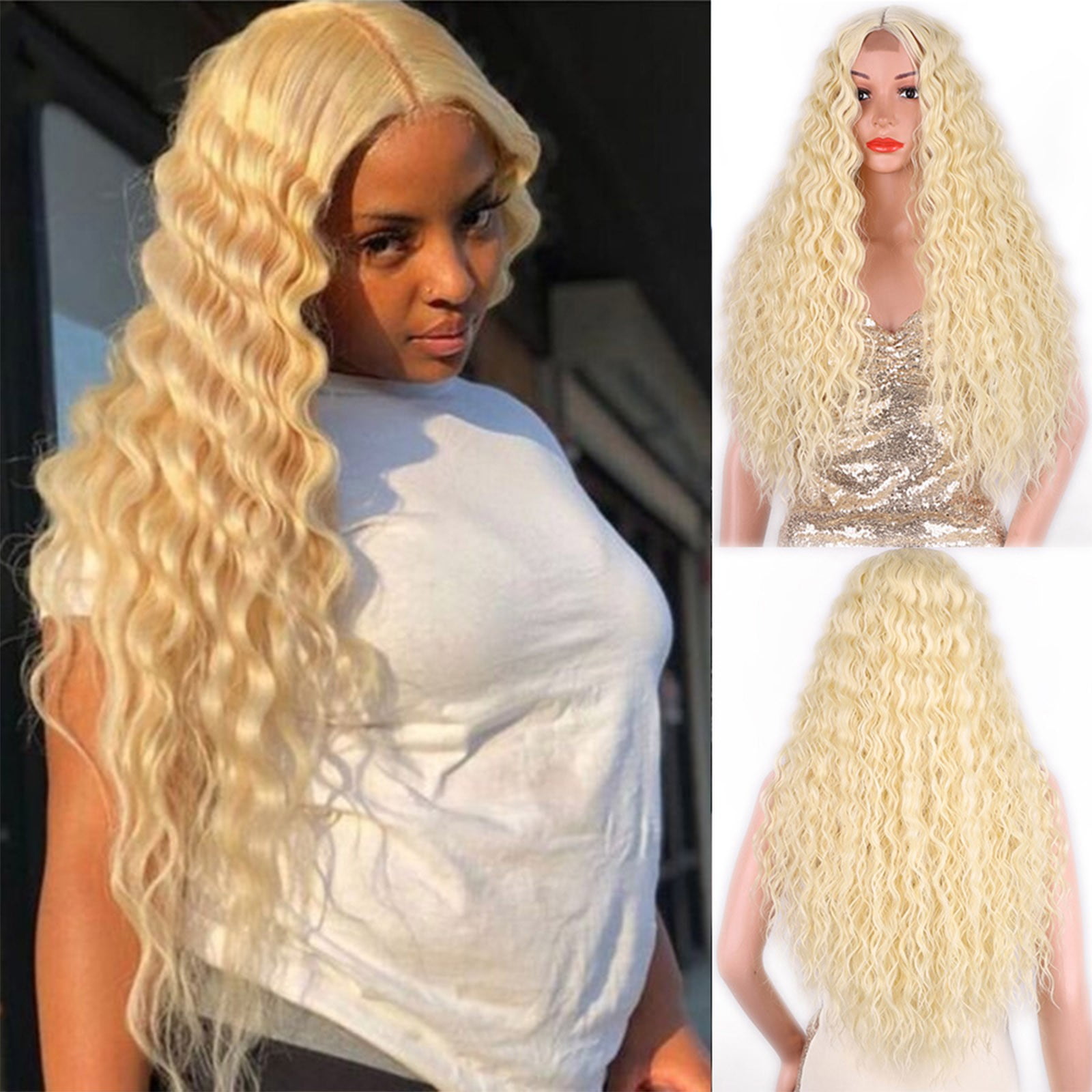 Replio Lace Front Wig Transparent Frontal Glueless High Temperature ...