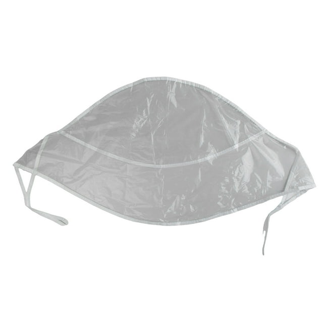 Replio Rain Bonnet With Visor Clear Plastic Rain Hats Rain Scarf Keep ...