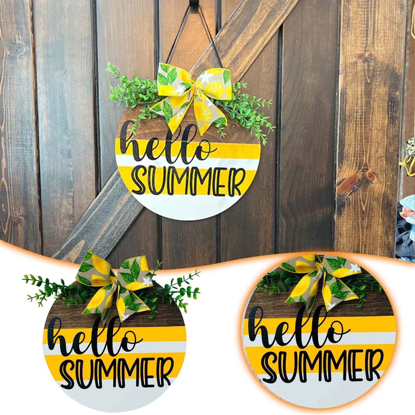 Replio Summer Bow Wooden Door Number Home Decor Living Room Hallway ...