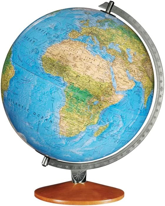 Replogle World Globe with Stand 12 Inch Light Up Globe Ball Illuminated ...