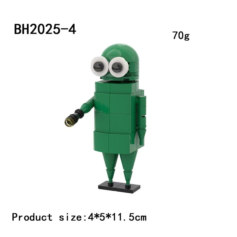 Repo Horror Game Monster Cylindrical person Construction Toys Blocks ...