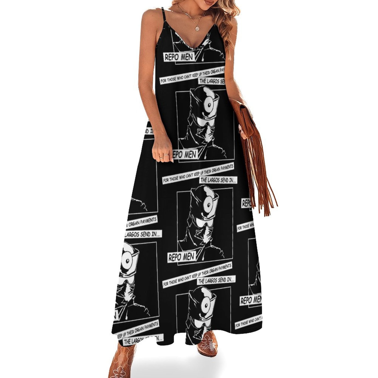 Repo! The Genetic Opera The Repo Men's White Sleeveless Dresses For ...