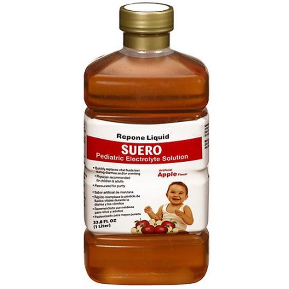 Repone Liquid Suero Apple Flavor Pediatric Electrolyte Solution (Pack ...