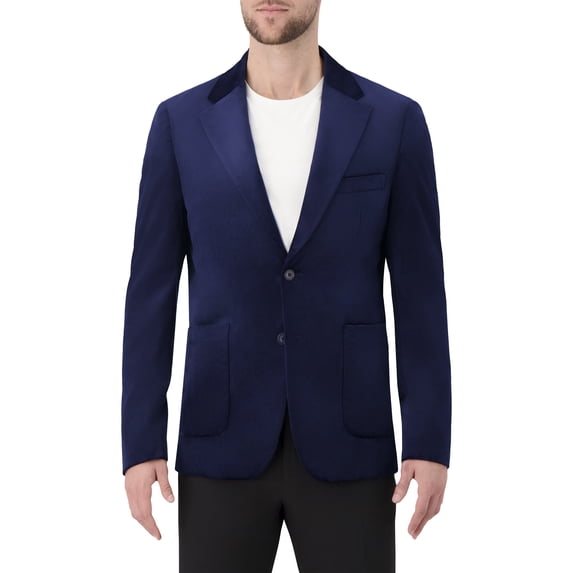 Report Collection Single Breast Full Lined Patch Pocket Woven Men's ...