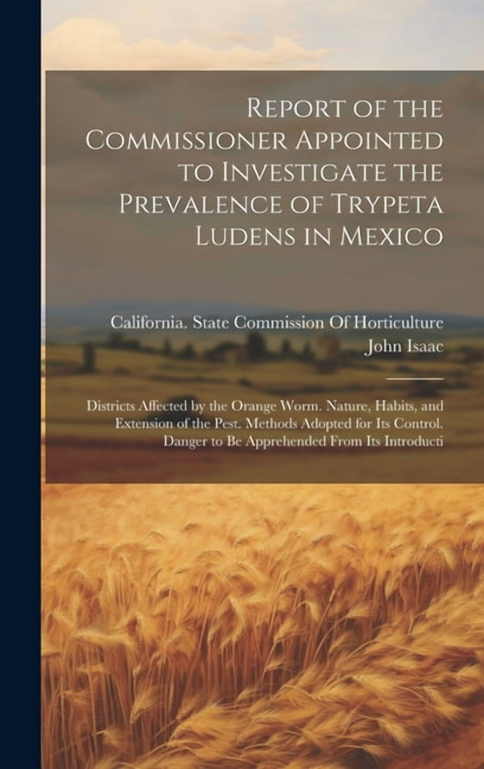 Report of the Commissioner Appointed to Investigate the Prevalence of ...