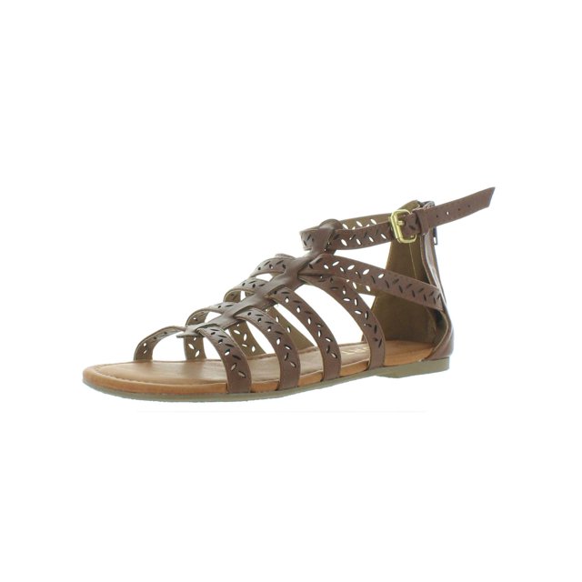 Report Girls Corvin Strappy Flat Gladiator Sandals - Walmart.com