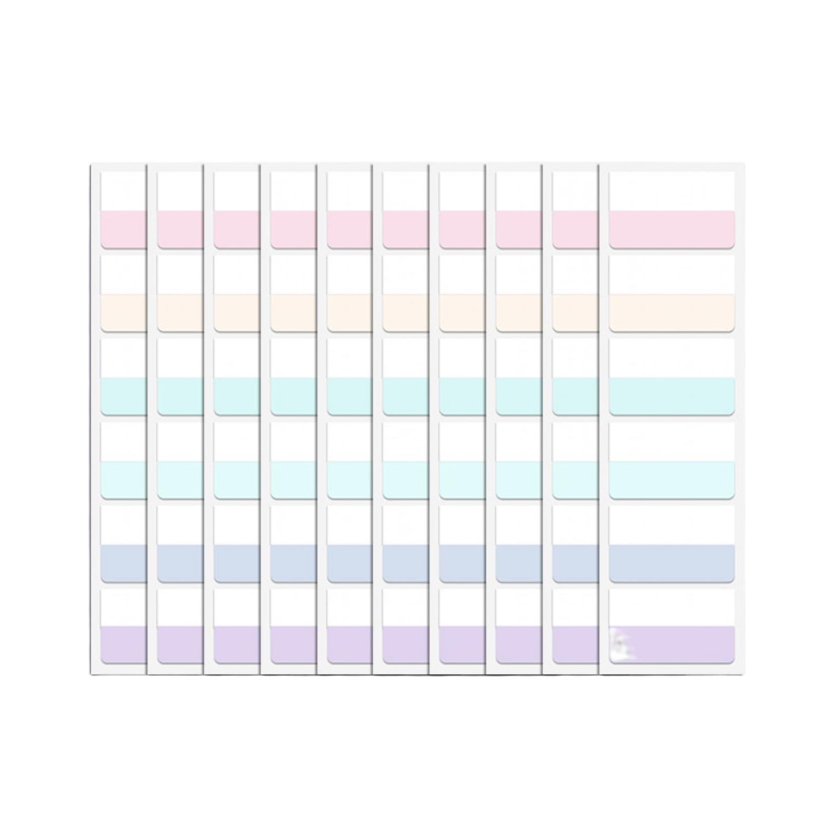 Repositionable Index Tab Set- 60/120/240Pcs, Strong Adhesive, Writable ...