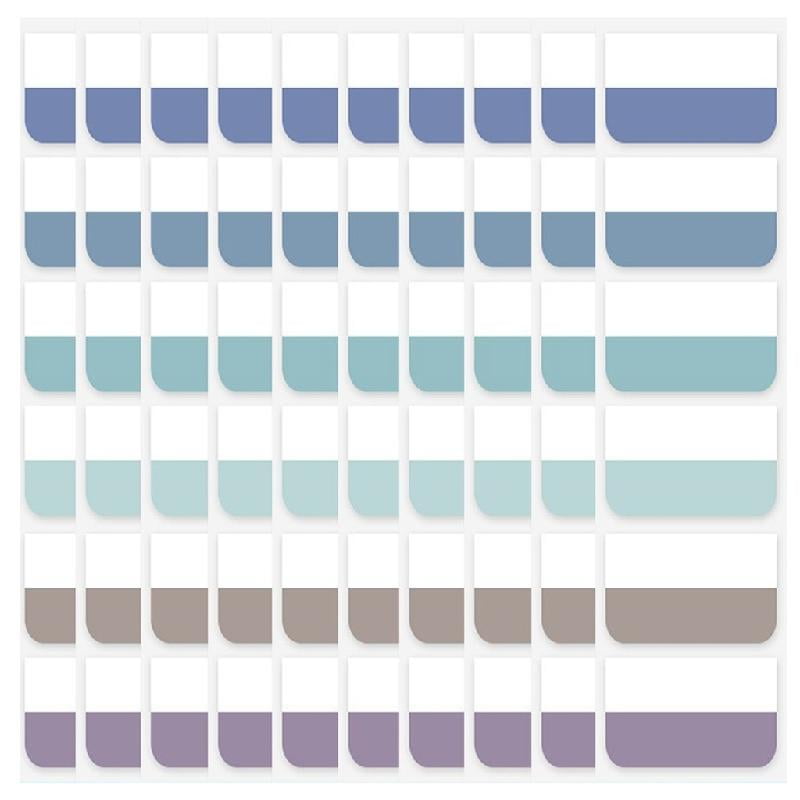 Repositionable and Writable Stick Index Tabs Book Tabs Flags Adhesive ...