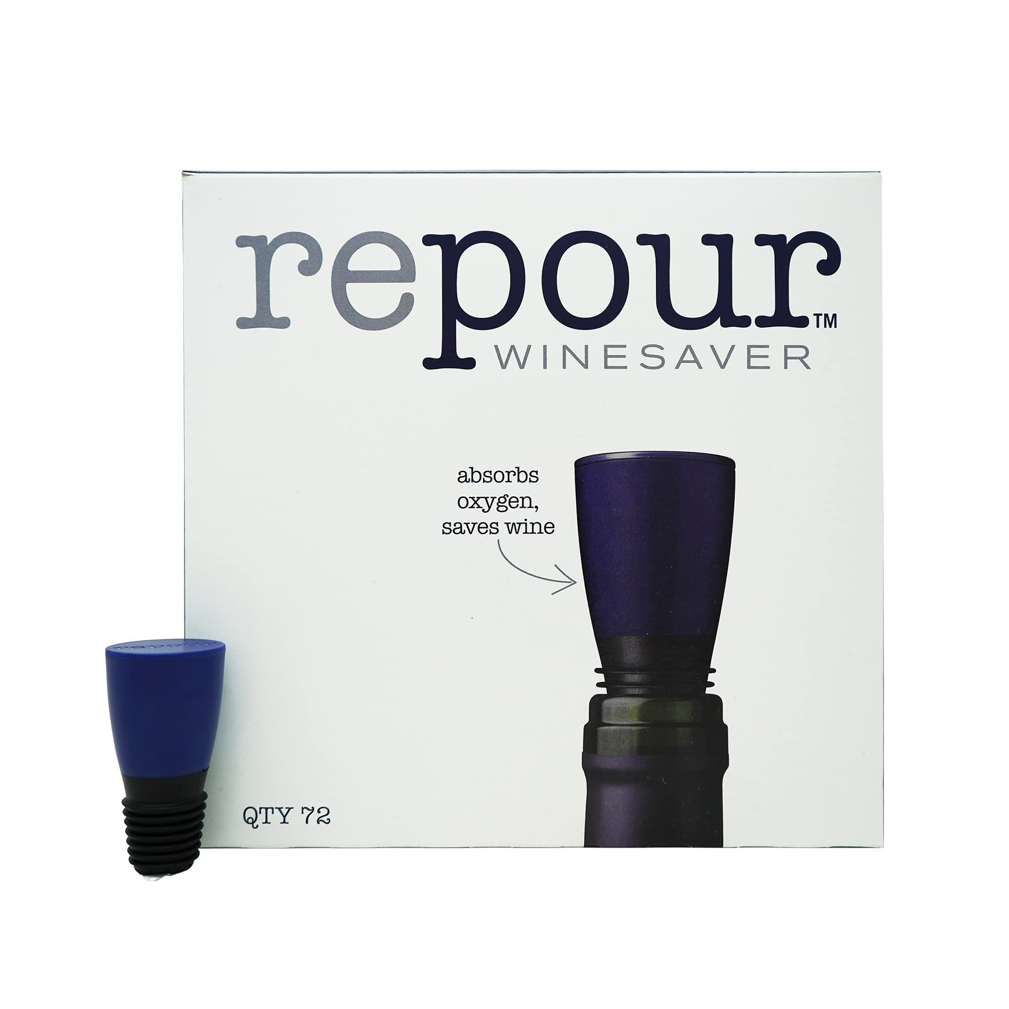 Repour Wine Saver and Stopper - Removes Oxygen, Preserving and Keeping ...