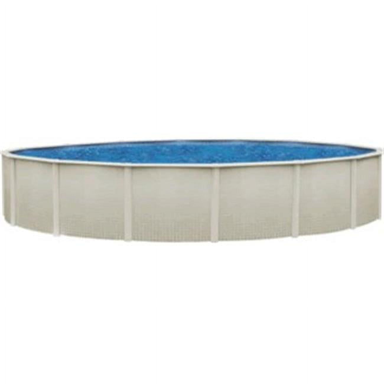 Repreive 12 ft. x 17 ft. x 52 in. Oval Steel Above Ground Pool ...