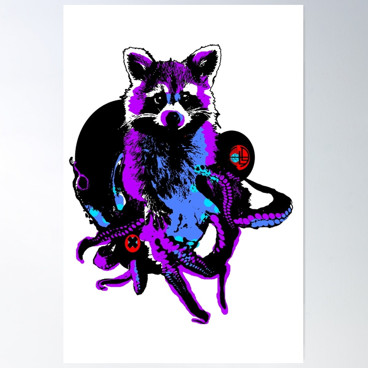 Repressed Tentacle Raccoon Cute Animal Critter Chimera Chupacabra ...