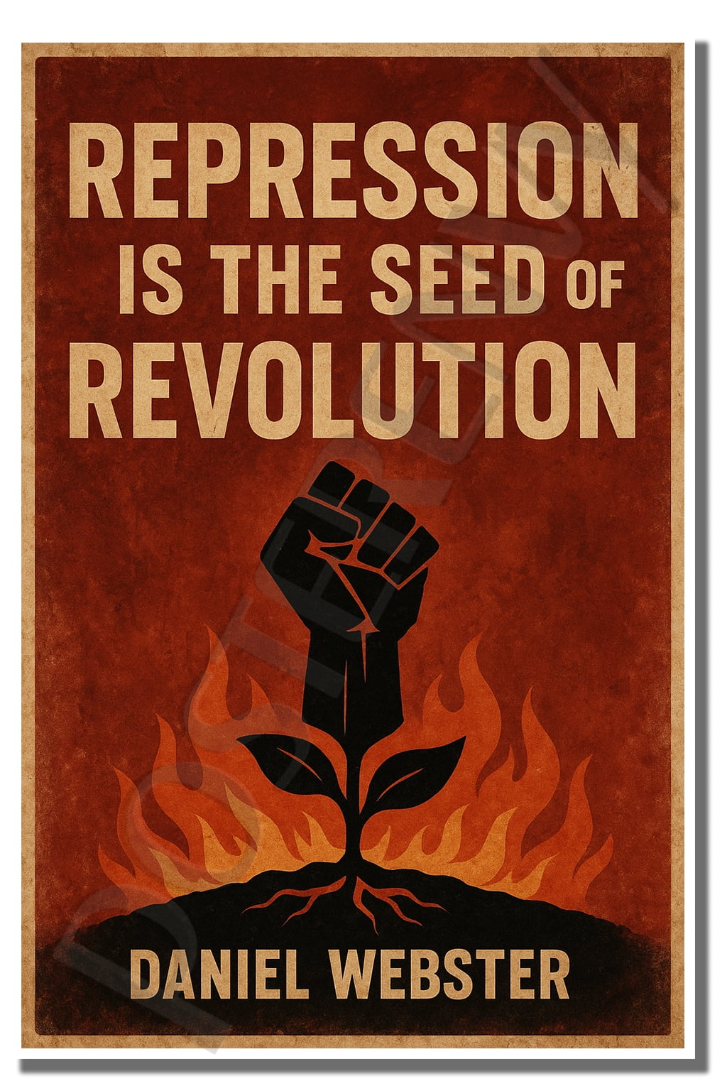 Repression is the seed of revolution - Daniel Webster - Inspirational ...
