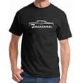 Reprint Rare 1957 1958 1959 Ford Fairlane Hardtop Outline Design Tshirt ...