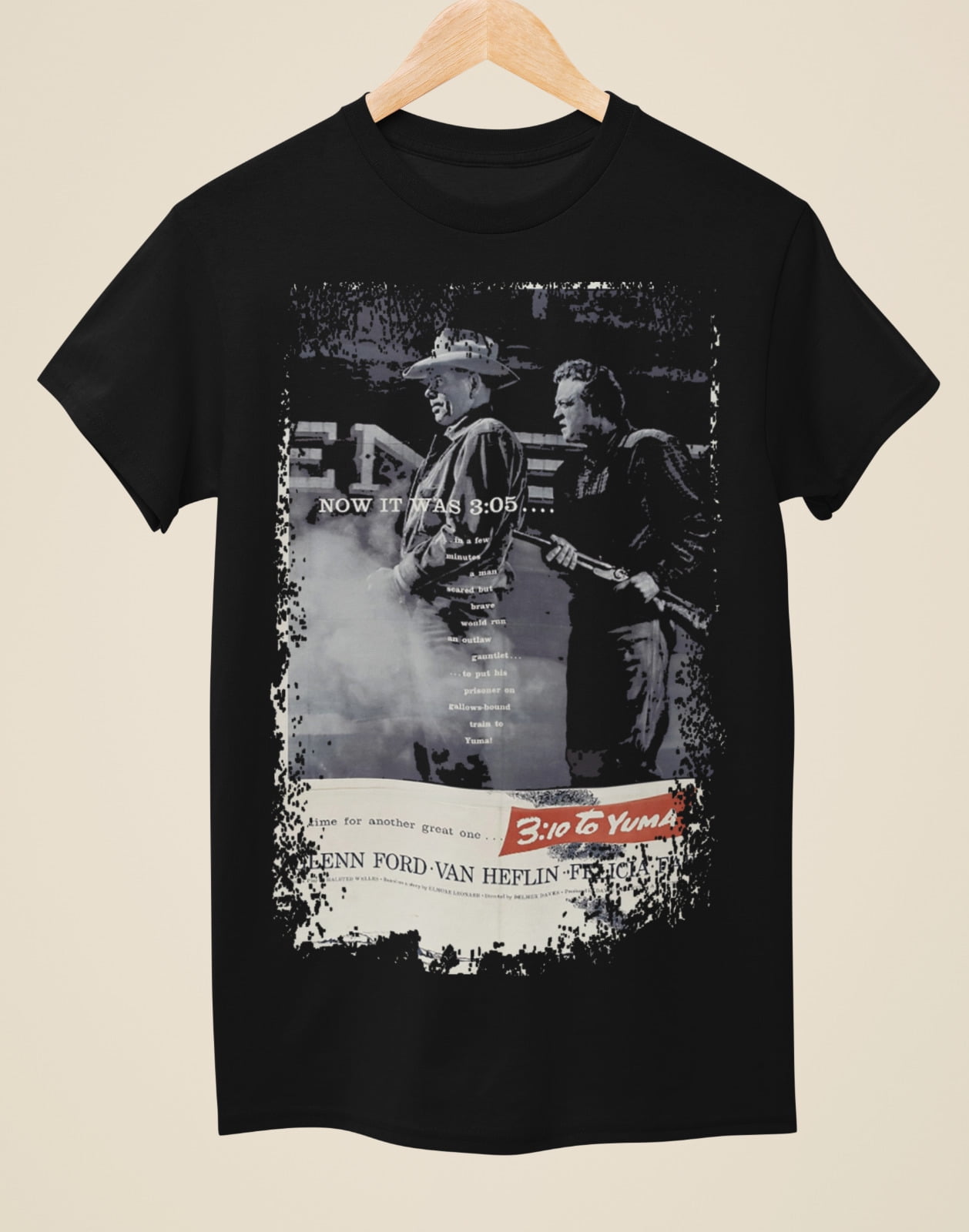 Reprint Rare 3:10 to Yuma - Western Movie Poster Inspired Unisex Black ...