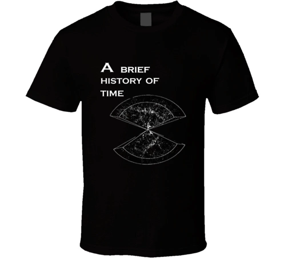 Reprint Rare A Brief History Of Time Stephen Hawking Novel T Shirt ...